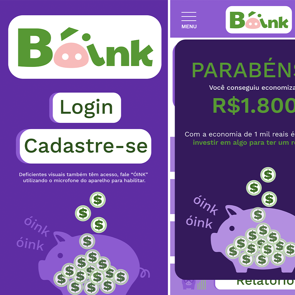 Bóink - App de Finanças - Andressa Burjato