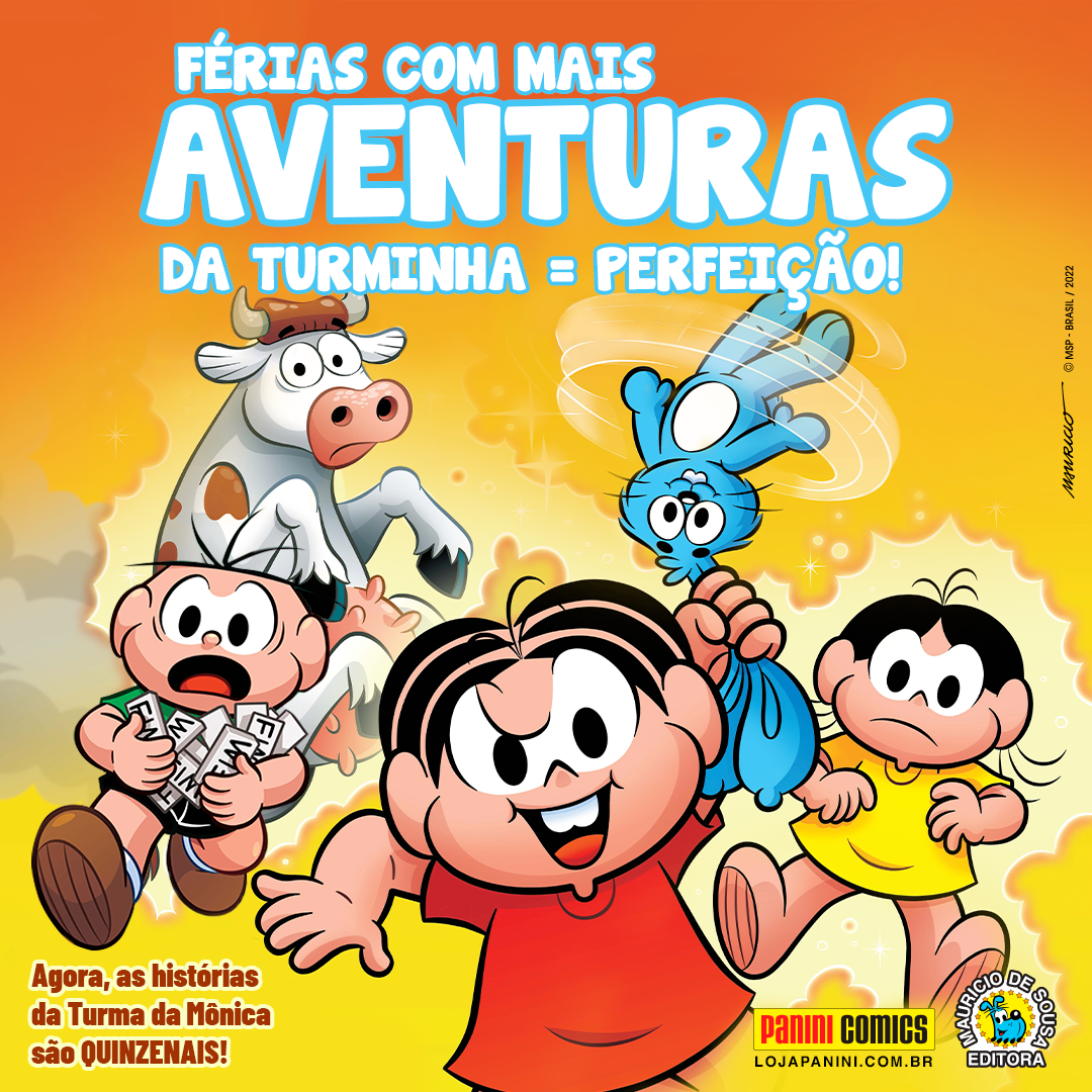 Panini Comics - Mauricio de Sousa - Andressa Burjato
